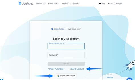 Bluehost Login Pages Main Products And Services 2025
