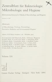 Zentralblatt Fuer Bakteriologie Mikrobiologie Und Hygiene Abstracts