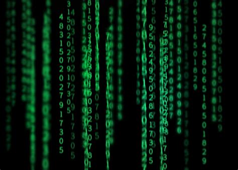 Fuzzy Matrix Digital Overlapping Light Effect Green Background Psd