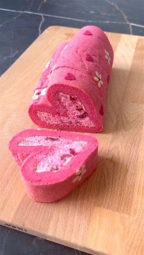 Heart Shaped Swiss Roll Recipe For Sweet Celebrations
