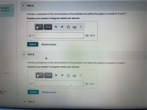 Solved Three Objects A B And C Are Moving As Shown In The Chegg