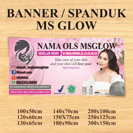 Detail Spanduk Ms Glow Cdr Koleksi Nomer 26