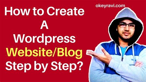 How To Create A Wordpress Website Step By Step In Hindi For Beginners Ok Ravi Youtube