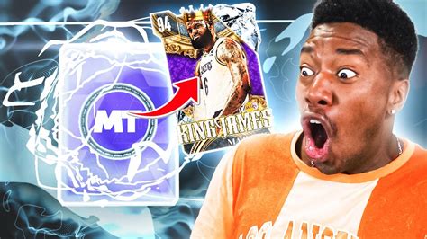 I Spent VC To Pull Diamond Lebron James NBA K MyTEAM YouTube