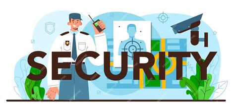 Premium Vector Security Typographic Header Surveillance And
