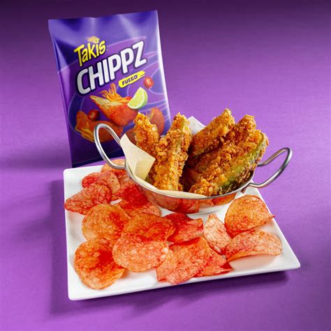 Buy Takis Fuego Chippz 8 Oz Bag Hot Chili Pepper And Lime Flavored Spicy