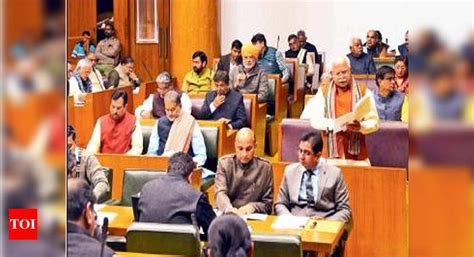 Action Packed Day In Assembly As Minister Krishan Kumar Bedi Mla Kehar Singh Rawat Almost