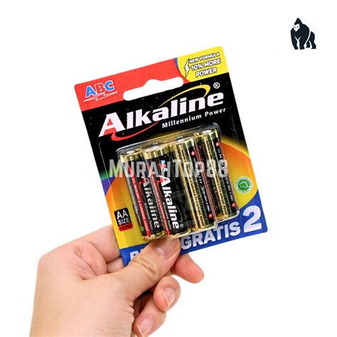 Jual Baterai ABC Alkaline AA A2 Isi 6 4 Bonus 2 Alkaline Battery
