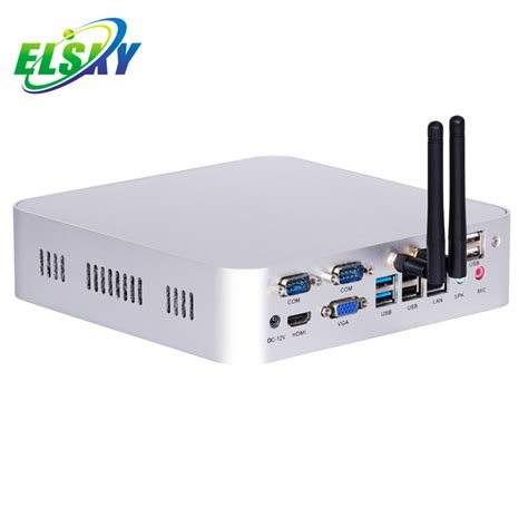 Elsky Fanless Pc With Mini Itx Motherboard 8th Gen Dual Core I3 I5 I7 I7 8550u 8650u Sata3 0 Ssd