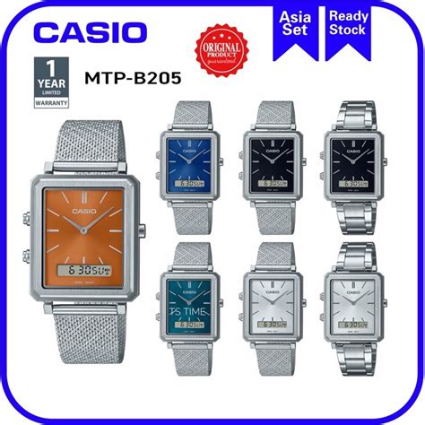 Casio Analog Digital Combination Mtp B205m 7 Mtp B205m 3 Mtp B205m 1 Mtp B205b 2 Mtp B205m 5 Mtp