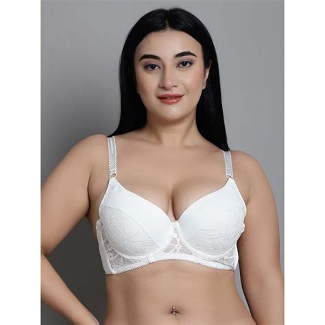 Buy Makclan Empowering Sensuality Lace Brassiere White Online