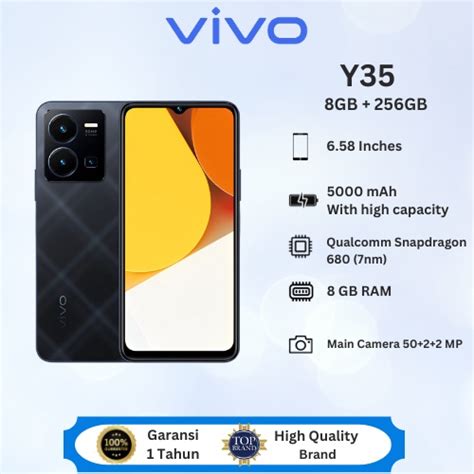 Jual Vivo Y Hp Y Hanphone Vivo Ram Gb Rom Gb Baterai Mah Inch Resolusi Kamera
