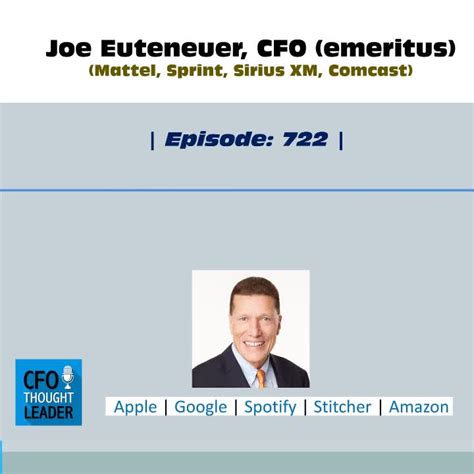 Max Montalvo Jr On Linkedin Joe Euteneuer Cfo
