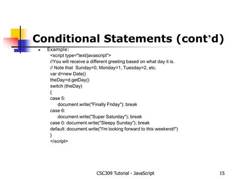 Ppt Csc309 Tutorial Javascript Powerpoint Presentation Free