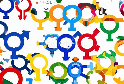 Global Unity Interlocking Female Symbols From Around The World S Stock
