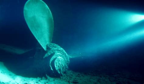 Titanic Propeller Underwater