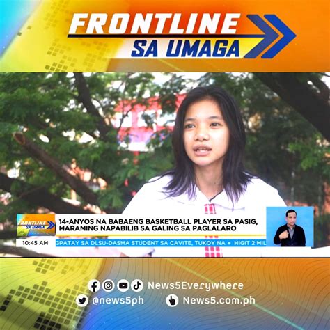 14 Anyos Na Babaeng Basketball Player Sa Pasig Maraming Napabilib Sa Galing Sa Paglalaro