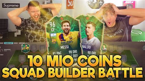 Fifa 20 10 Mio Coins Squad Builder Battle 🔥🔥 Youtube