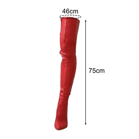 Red Thigh High Boots Cheap