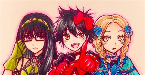 スケットダンス スケット三人娘アイドルパロ 餡蜜のマンガ Sketdance 女装 Pixiv