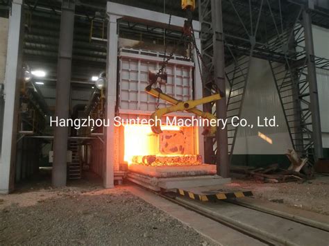 Trolley Type Car Bottom Bogie Hearth Steel Billets Annealing Heat
