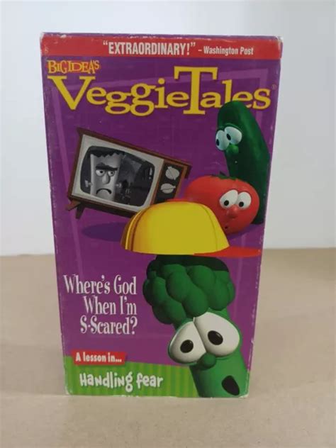 Veggietales Wheres God When Im S Scared Vhs 1998 Eur 641