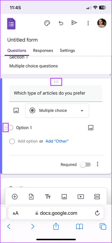 How To Create Google Forms On Mobile A Beginner S Guide Guiding Tech