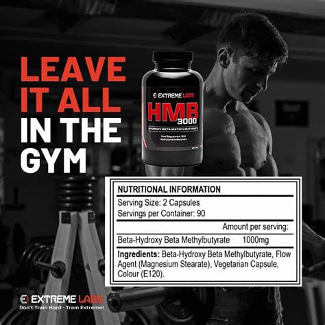 Extreme Labs Hmb 3000 180 Capsules