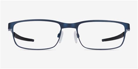 Oakley Steel Plate Rectangle Powder Midnight Frame Glasses For Women
