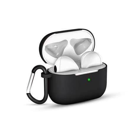 Airpods Pro Coque Silicone Protecteur Coque Noir