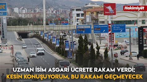 Uzman isim Asgari ücrete rakam verdi Kesin konuşuyorum bu rakamı
