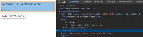 Html Elements Geeksforgeeks
