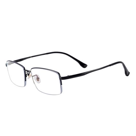 Seiko Semi Titanium Spectacle Frame Mens Square Business β Titanium