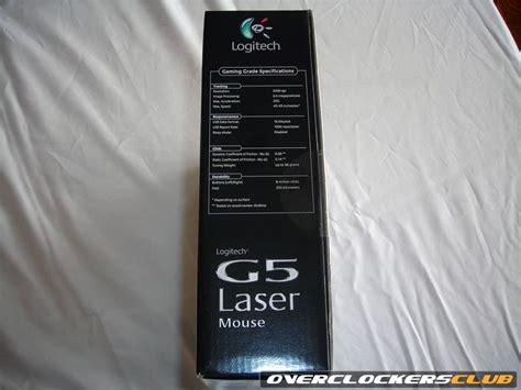 The New Logitech G5 Laser Gaming Mouse Overclockers Club