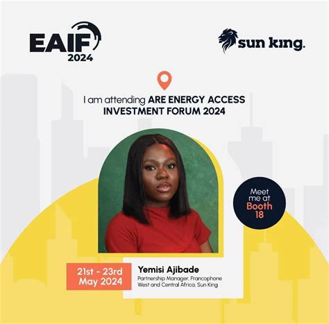 Yemisi Ajibade On Linkedin Eaif2024