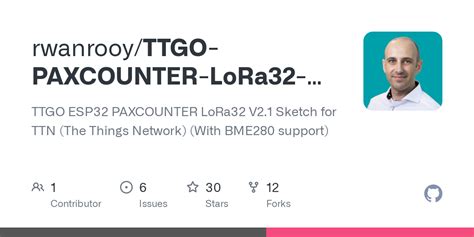 GitHub Rwanrooy TTGO PAXCOUNTER LoRa32 V2 1 TTN TTGO ESP32 PAXCOUNTER LoRa32 V2 1 Sketch For