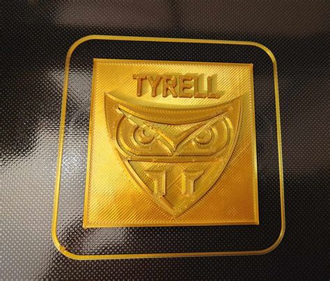 3d Printed Tyrell Corp Logo • Made With Ender 2 V2・cults