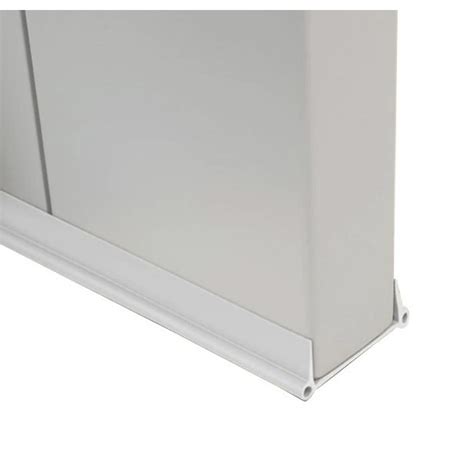 Уплътнителна лента за врати Против въздушни течения Силиконова Бяла 96см Emag Bg