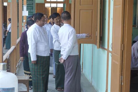 မန္တလေးတိုင်းဒေသကြီးအစိုးရအဖွဲ့ ဝန်ကြီးချုပ် ဦးမျိုးအောင် စဉ့်ကိုင်မြို့နယ်၌ ၂၀၂၄ခုနှစ် တက္ကသိုလ