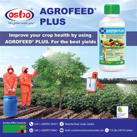 Agrofeed Plus Is A Liquid Foliar Osho Chemicals Zambia