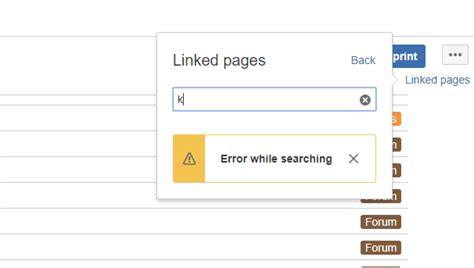 Error While Searching When Linking Jira Board To Confluence Space Jira Atlassian Documentation