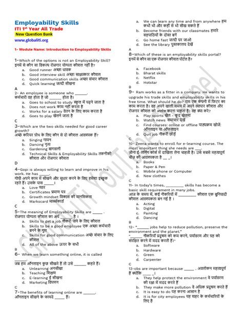 1 Introduction To Employability Skills Pdf