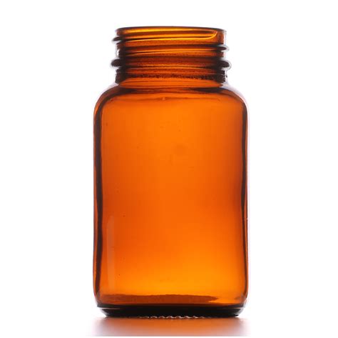 100ml Amber Powder Glass Jar R338 Nekem Packaging
