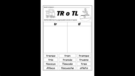 Palabras Con Tr