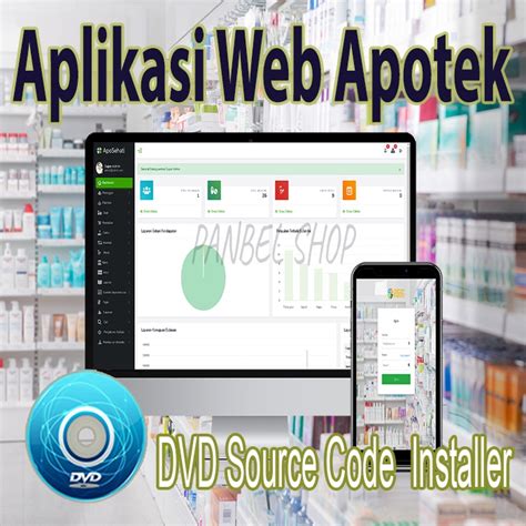 Jual Aplikasi Web Apotek And Toko Obat With Pos Source Code Shopee