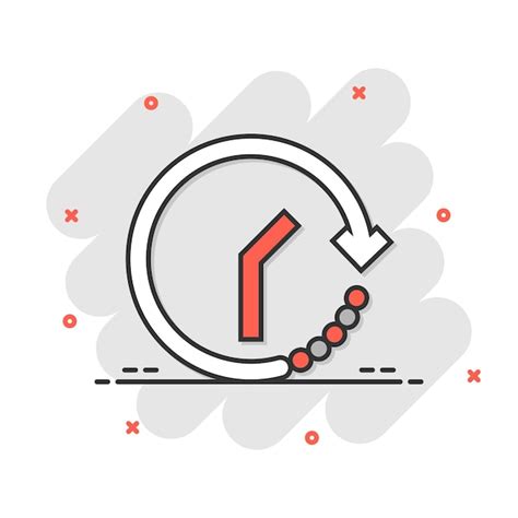 Icono De Reloj En Estilo Cómic Ver Ilustración De Vector De Dibujos