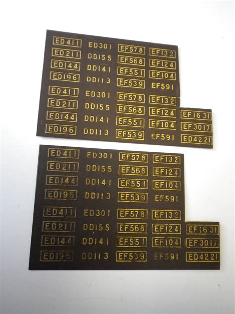 Yahoo オークション El Parts『dd Ed Ef系 ナンバープレート』