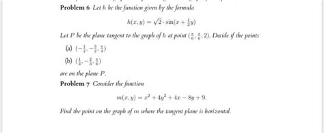 Solved Problem Let H Be The Function Given By The Formula Chegg