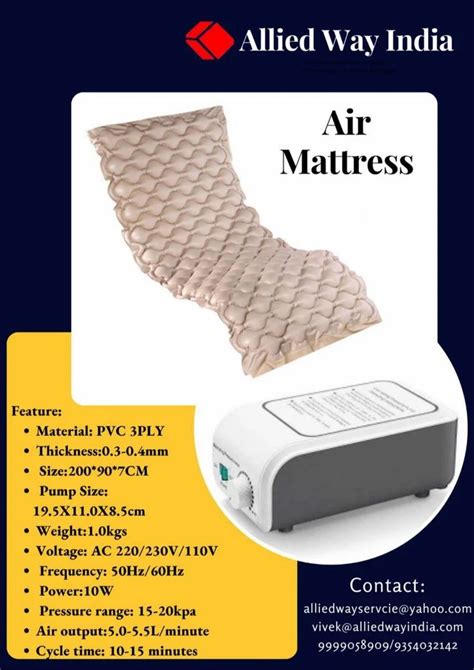 Anti Decubitus Air Mattress at 1450 piece एट डकयबटस गदद in