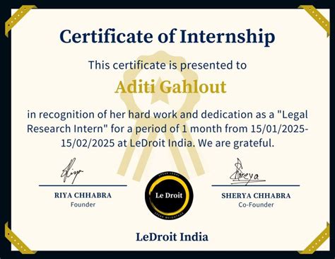 internshipjourney lawinaction aditi gahlout